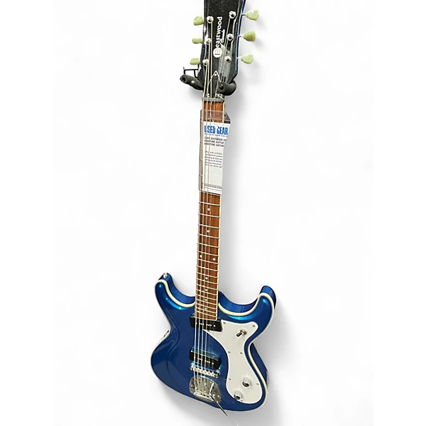 Used Eastwood SIDEJACK BARITONE GUITAR Blue Baritone Guitars - Guitar ...