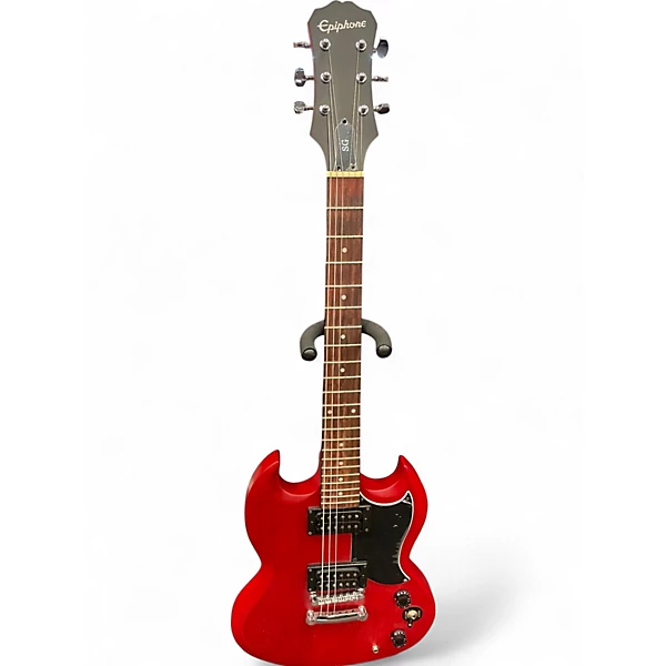 Used Epiphone SG RED Solid Body Electric Guitar - Guitar Center