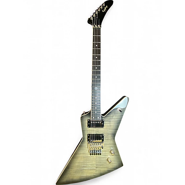 Used Epiphone Brendon Small Thunderhorse Explorer Trans Gray Solid Body ...