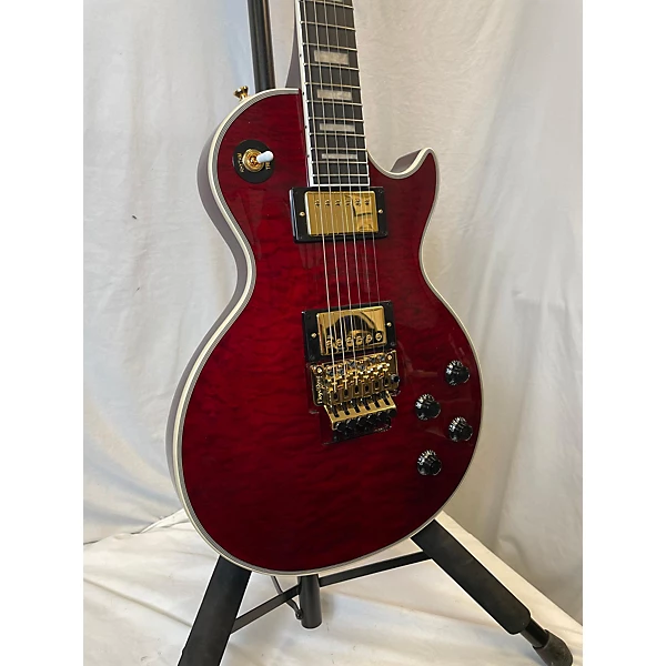 Used Epiphone Alex Lifeson Custom Les Paul Red Solid Body Electric ...