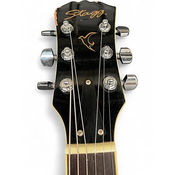 Used Stagg LP Style Tobacco Burst Solid Body Electric Guitar - Guitar ...