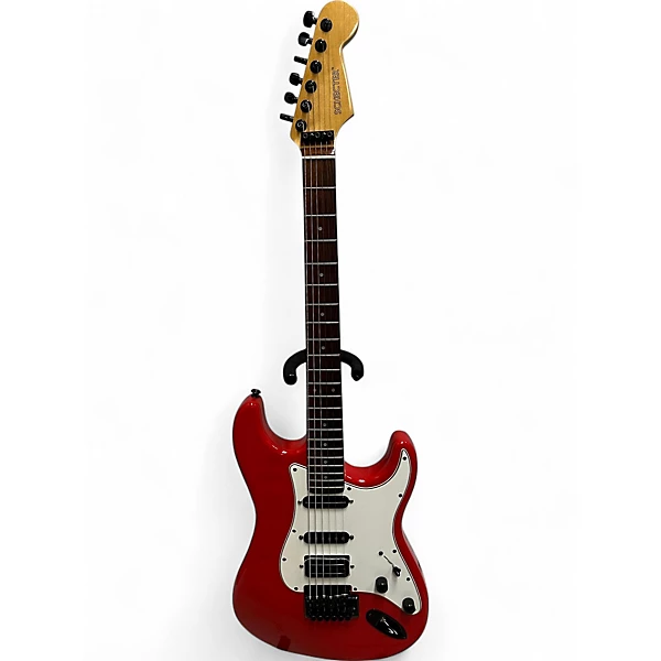 Used Schecter Guitar Research S Body HHSS Red Solid Body Electric ...