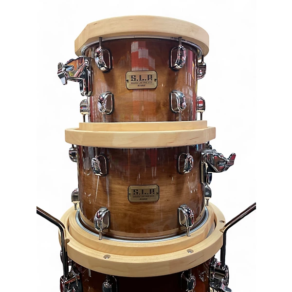 Used TAMA 6 Piece Sound Lab Project S.L.P. GLOSS SIENNA Drum Kit ...
