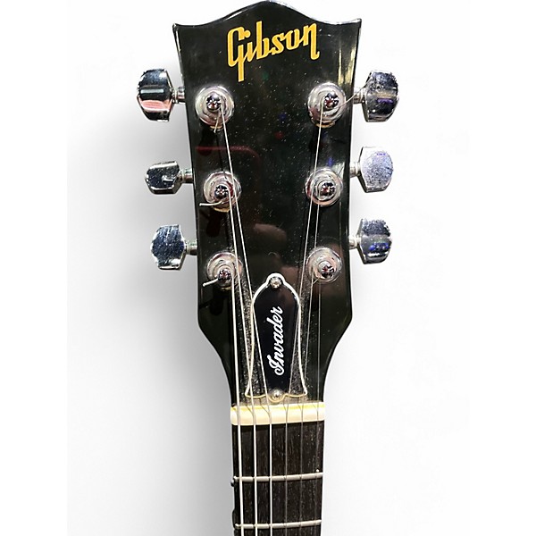 Used Gibson Invader Les Paul Black Solid Body Electric Guitar - Guitar ...