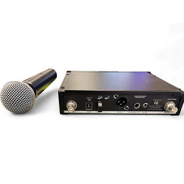 Used Shure BLX4R SM58 Handheld Wireless System - Guitar Center
