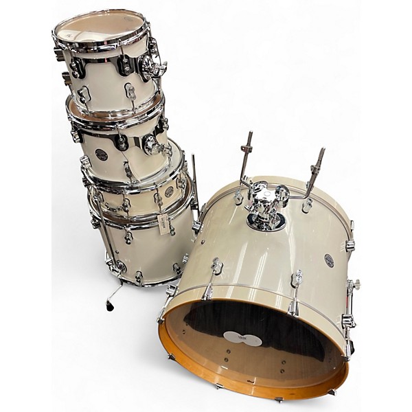 Used PDP By DW 5 Piece Concept Maple Pearlescent White Drum Kit ...
