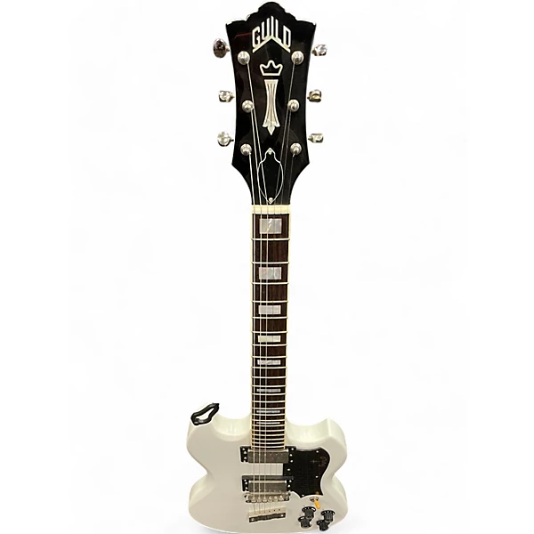 Used Guild POLARA Alpine White Solid Body Electric Guitar - Guitar Center