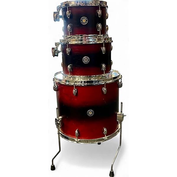 Used Gretsch Drums 4 Piece Catalina Ash Trans Crimson Red Drum Kit ...