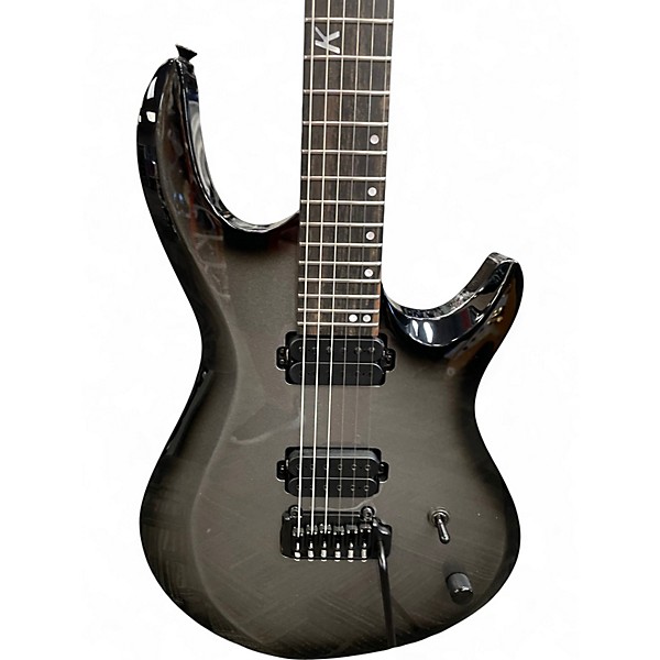 Used Kiesel Custom Aries 2 Silver Burst Solid Body Electric Guitar ...