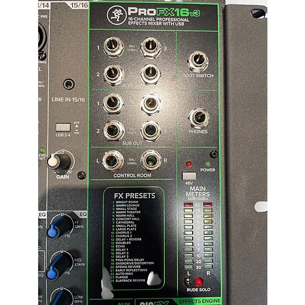 Used Mackie PROFX16 V3 Digital Mixer - Guitar Center