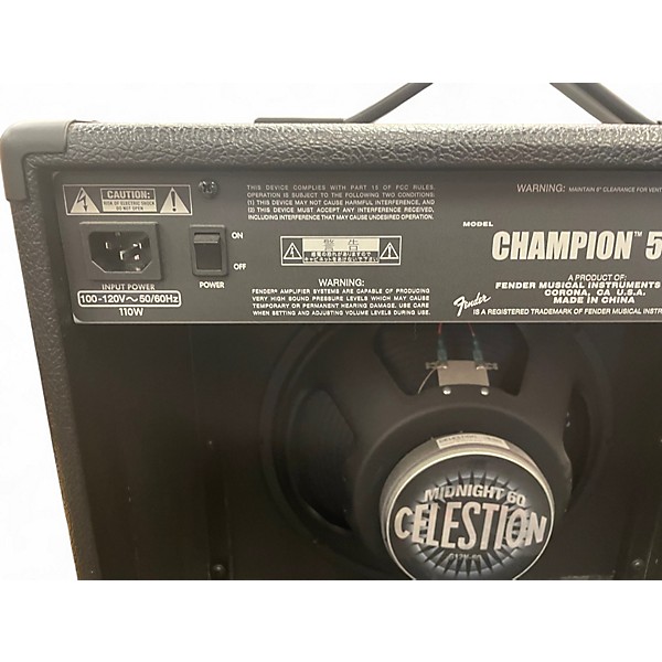 Used Fender CHAMPION 50XL Guitar Combo Amp - Guitar Center