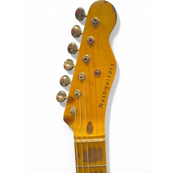 Used Nash Guitars T-52 Amber Solid Body Electric Guitar - Guitar Center