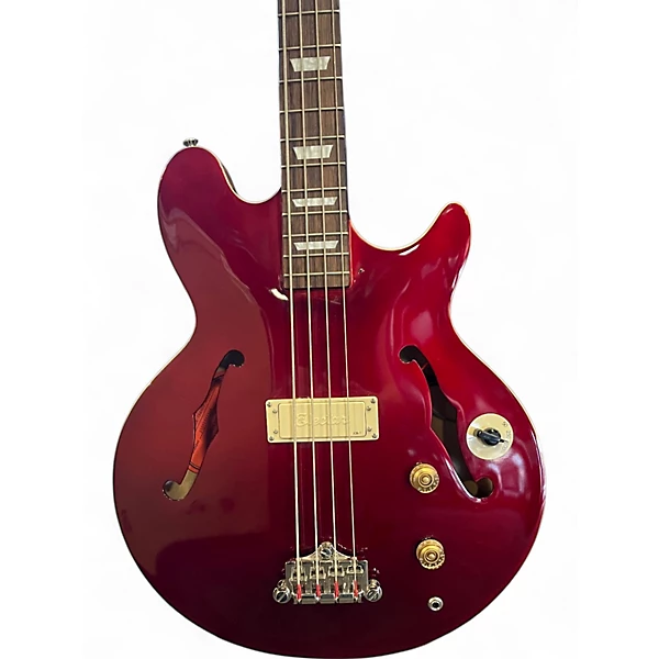 Used Epiphone Jack Casady Signature Wine Red Electric Bass Guitar ...