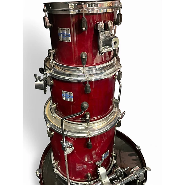 Used Yamaha 6 Piece Stagecustom Advantage Nouveau Red Drum Kit - Guitar ...