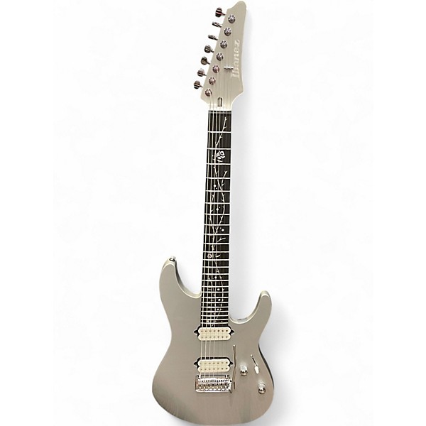 Used Ibanez TOD7 Silver Solid Body Electric Guitar - Guitar Center