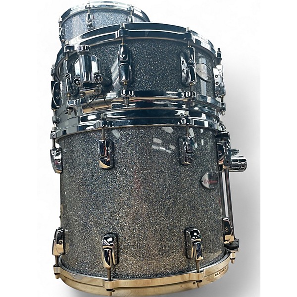 Used Pearl 5 Piece Reference Series Silver Sparkle Drum Kit - Guitar Center