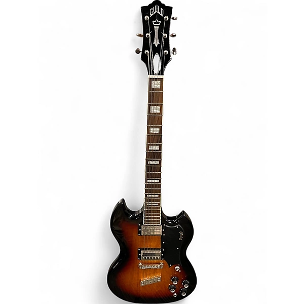 Used Guild POLARA 2 Color Sunburst Solid Body Electric Guitar - Guitar ...
