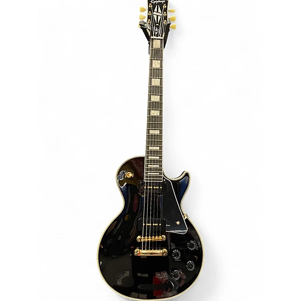 Used Epiphone Les Paul Custom P90 Black Solid Body Electric Guitar ...