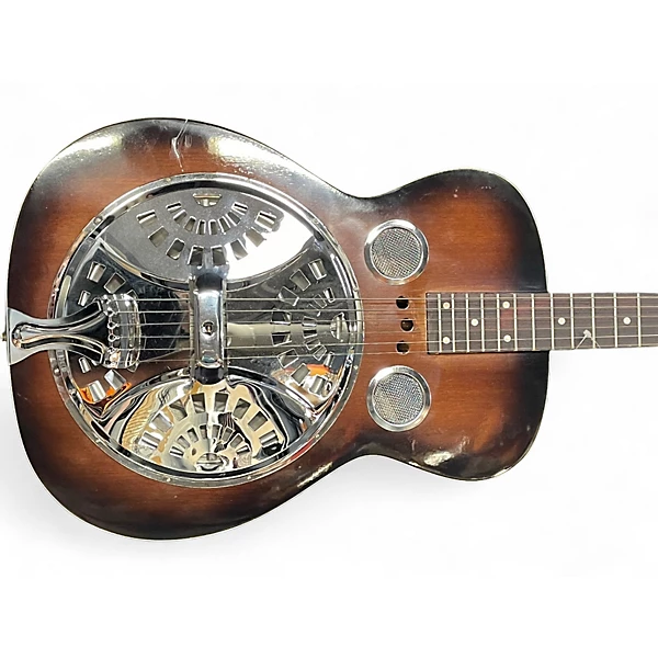 Used Regal RD40CHS Square Neck Studio 2 Color Sunburst Resonator Guitar ...