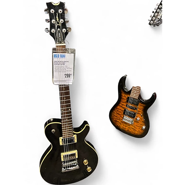 Used Dean EVO SPECIAL BLACK Solid Body Electric Guitar - Guitar Center