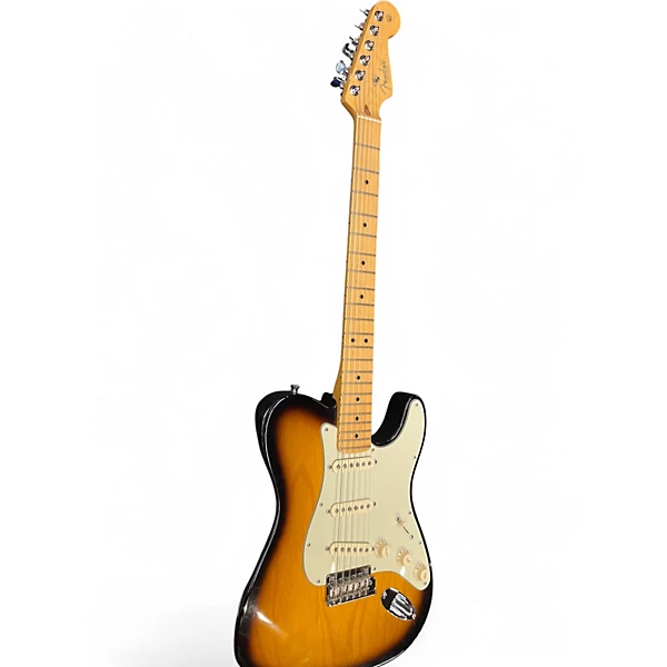 Used Fender Parallel Strat-Tele Hybrid Sunburst Solid Body Electric ...